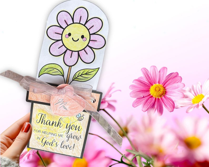 Christian Mothers Day Flower Coloring Card, Proverbs 31 Mothers Day ...