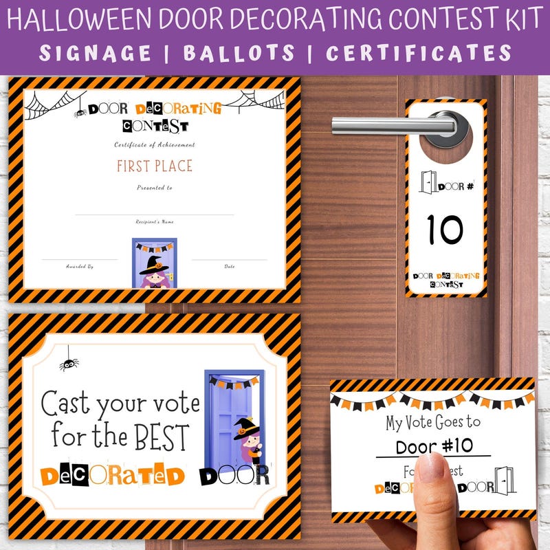 Classroom Door Decorating Contest Ballot - Etsy