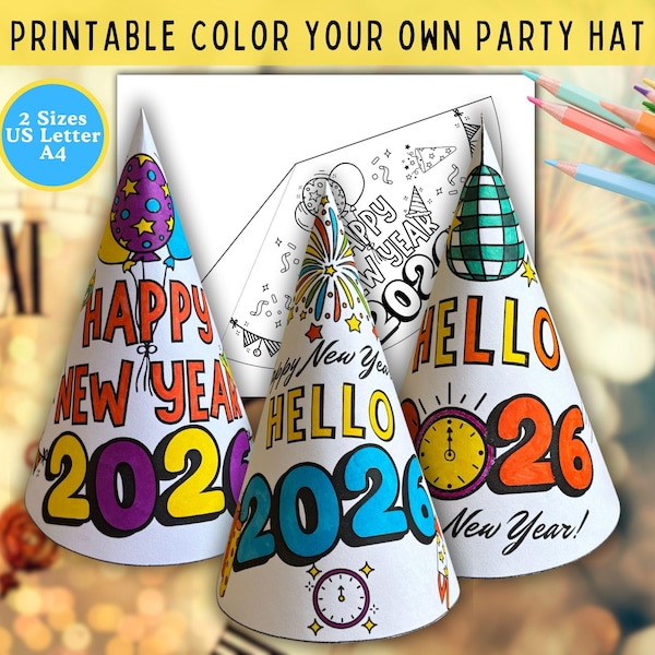 New Years Eve Hats 2026 - Etsy