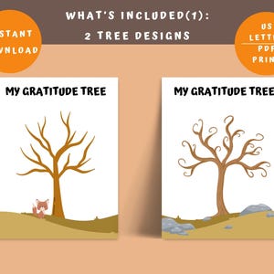 Thanksgiving Gratitude Tree Craft, DIY Kids Classroom Gratitude Craft ...