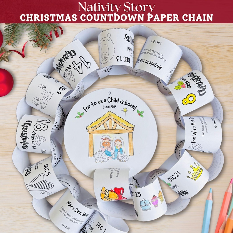 Paper Chains Crafts - Etsy