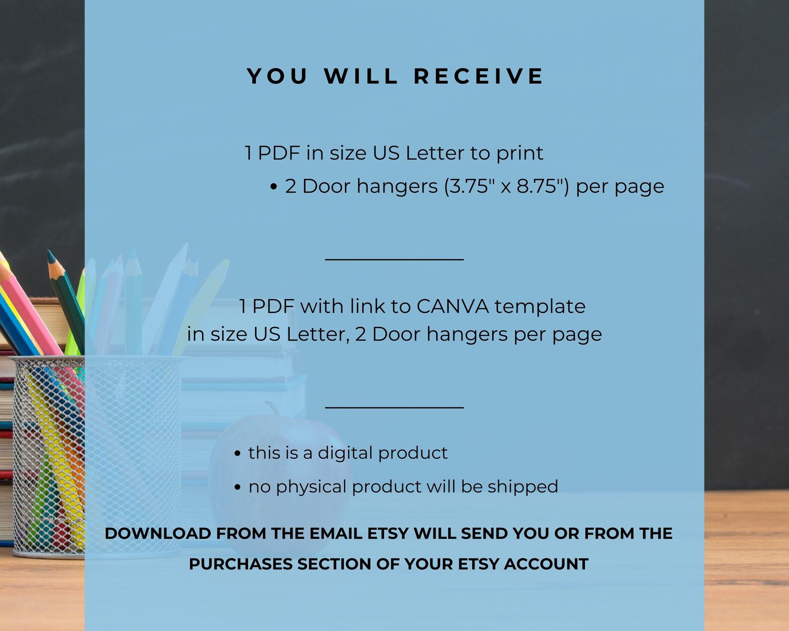 Teacher Appreciation Week Door Hanger, Editable VIP Room Service Staff ...