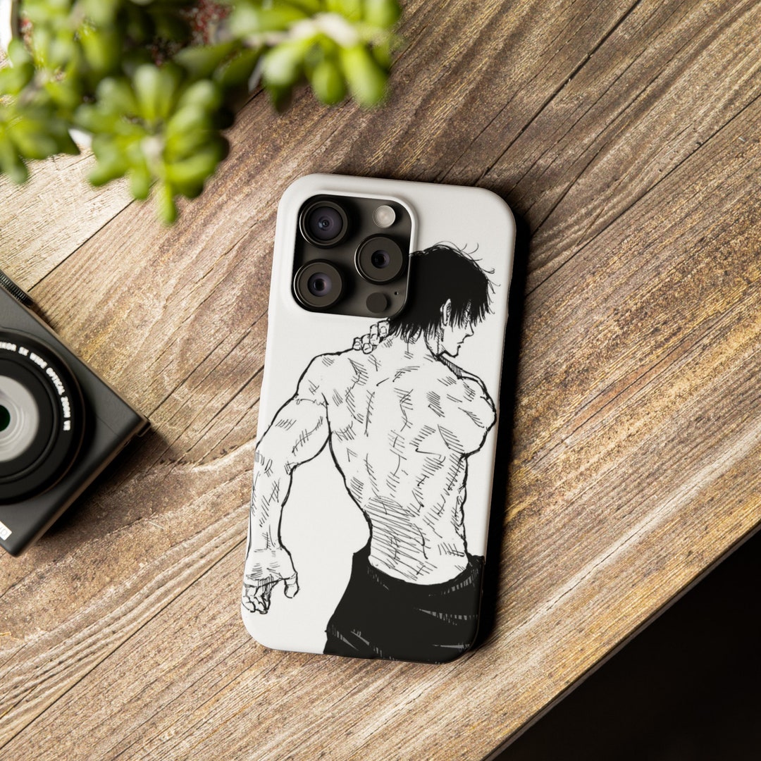 Toji Fushiguro Anime-inspired Custom Phone Case Jujutsu Kaisen Fan Gift ...