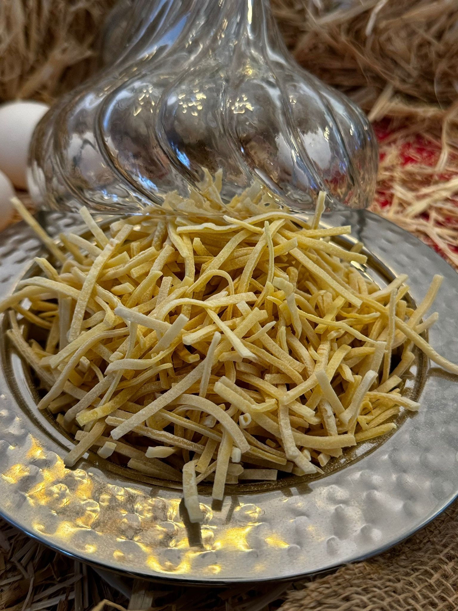 Home Made Pasta Traditional Turkish Erişte (noodles), Naturel Slim ...