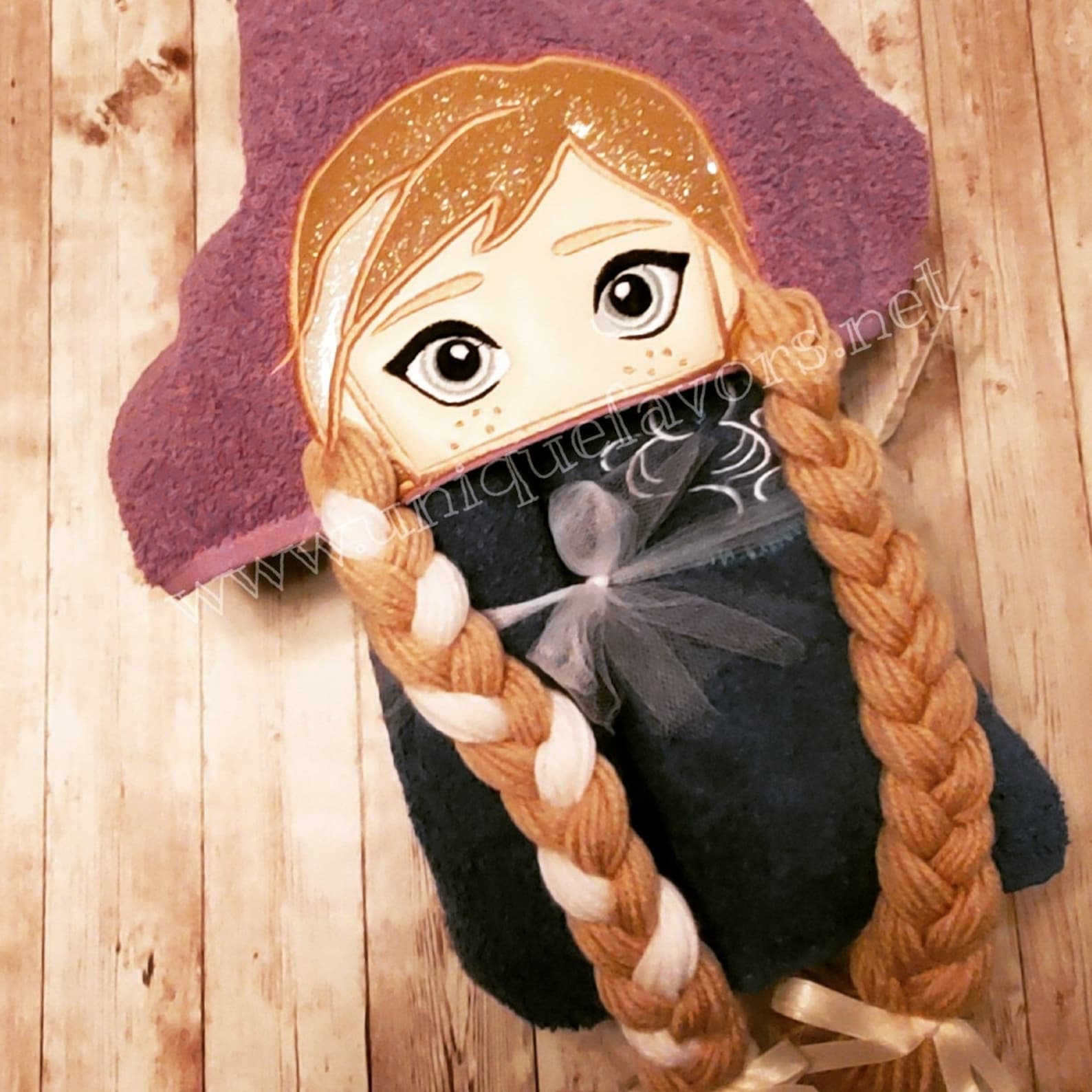 Frozen Princess, Queen or Snowman Inspired Hooded Towels With Optional ...