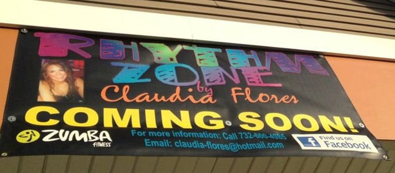 Indoor Outdoor Vinyl Banner 5x2 Feet Custom Design & Grommet - Etsy