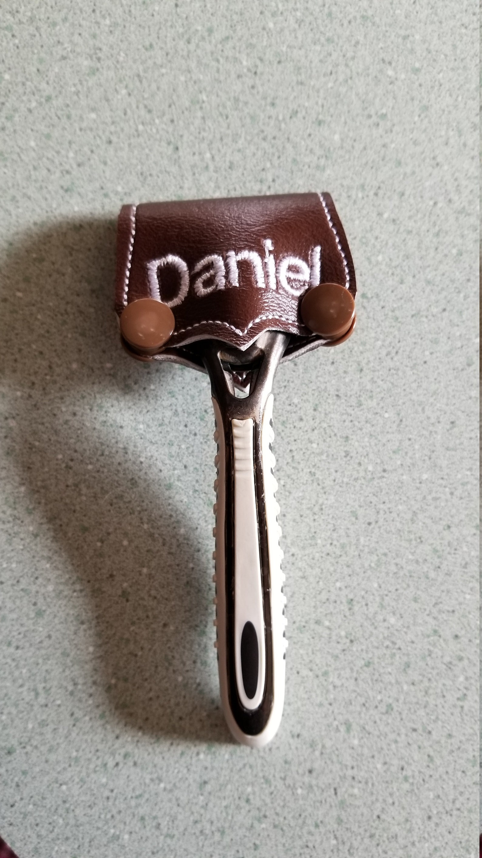 Razor safety cover. Personalized reusable & durable vinyl | Etsy