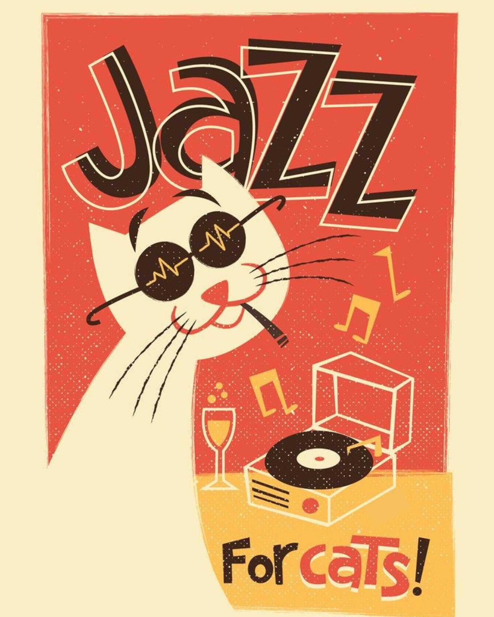 Jazz Cat - Etsy