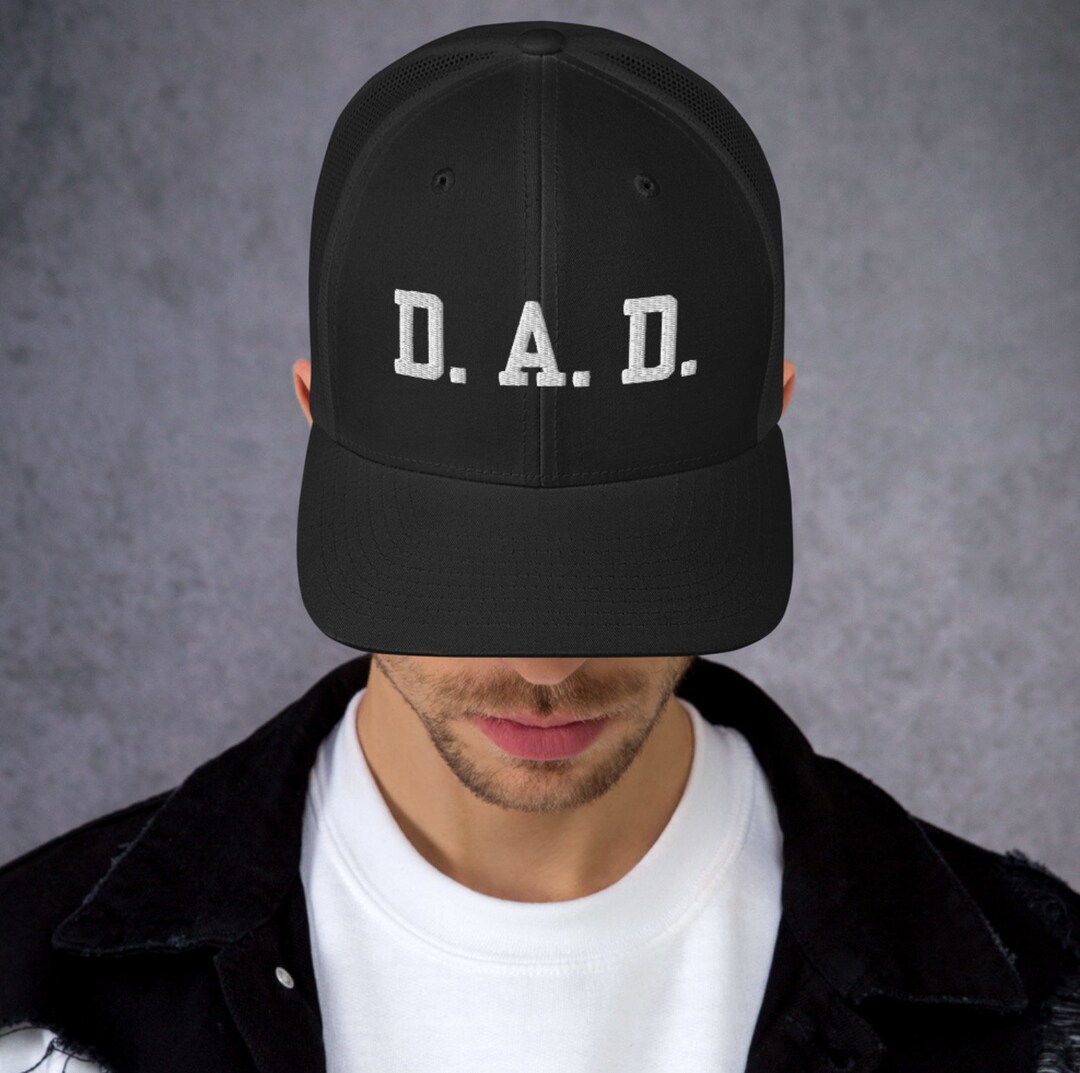Dad Puff Embroideredtrucker Hat, Embroidered Dad Hat, Father Day Gift ...
