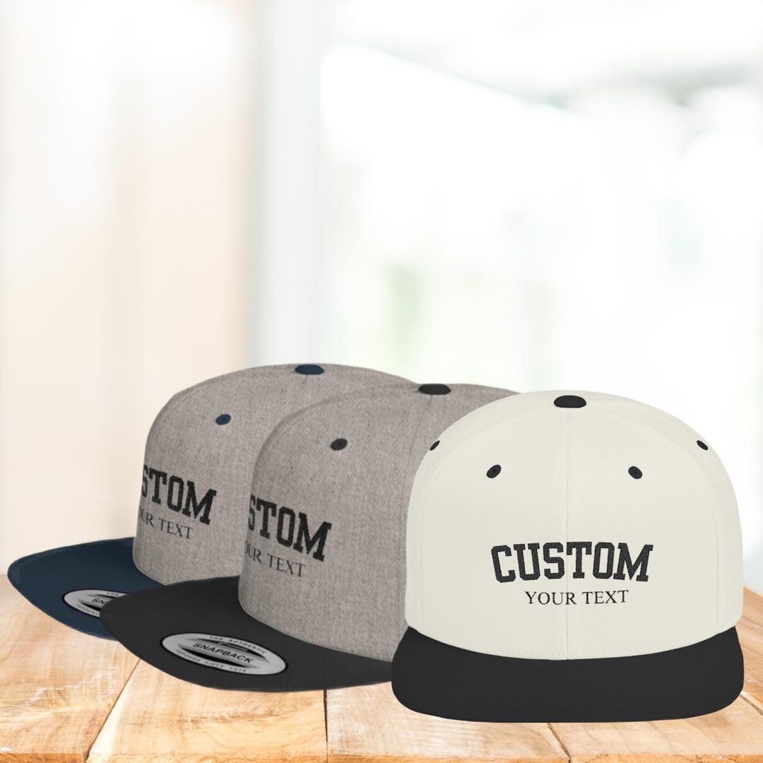 Custom Embroidered Hats, Monogram Hats, Two Tone Baseball Caps, Custom ...