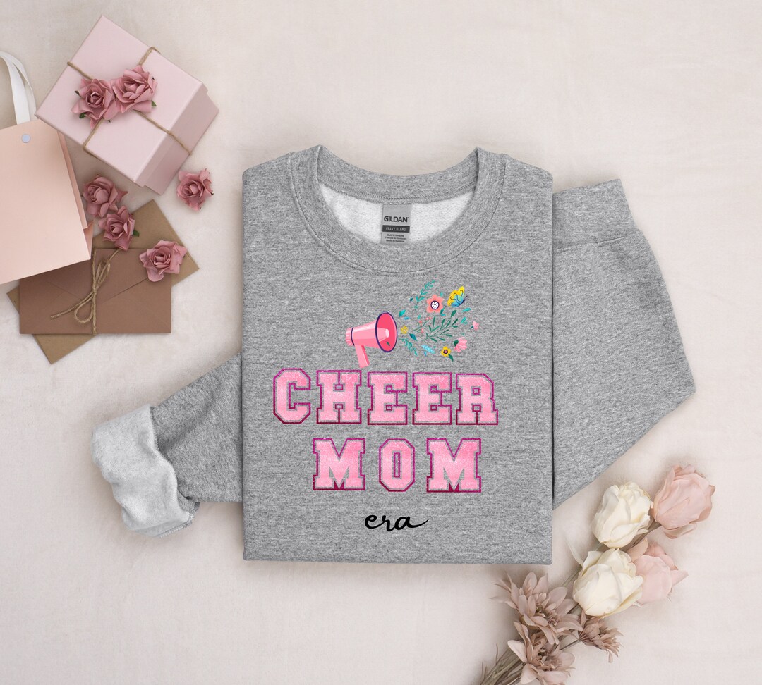 Cheer Mom Era, Cheer Mom Sweatshirt, Senior Cheer Mom, Baseball Mom ...