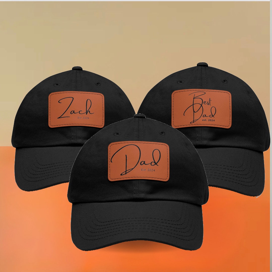Personalized Father and Son Hat/custom Daddy and Son Matching Hat/gift ...