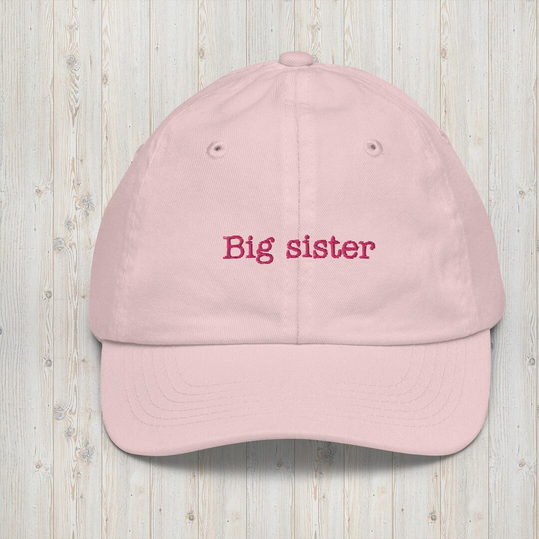 Big Sister Embroidered Baseball Cap, Matching Family Hat, New Mom Dad ...