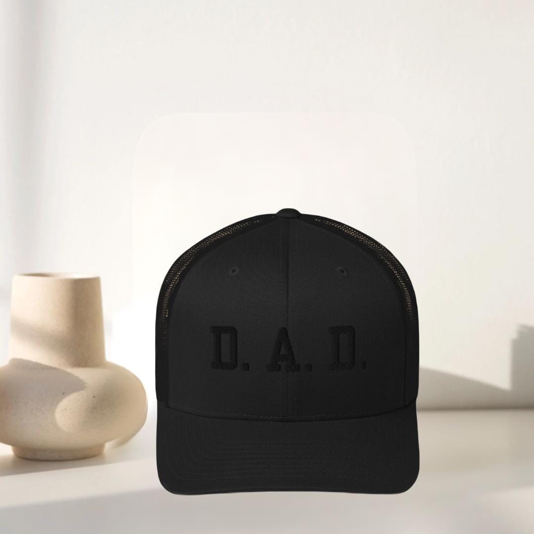 Dad 3D Puff Embroidery Hat, Father Day Gift, Mom and Dad Hat ...
