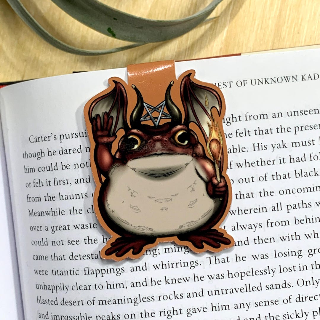 Ships Fast! Baphomet Devil Toad Demon Frog Original Art Magnetic ...