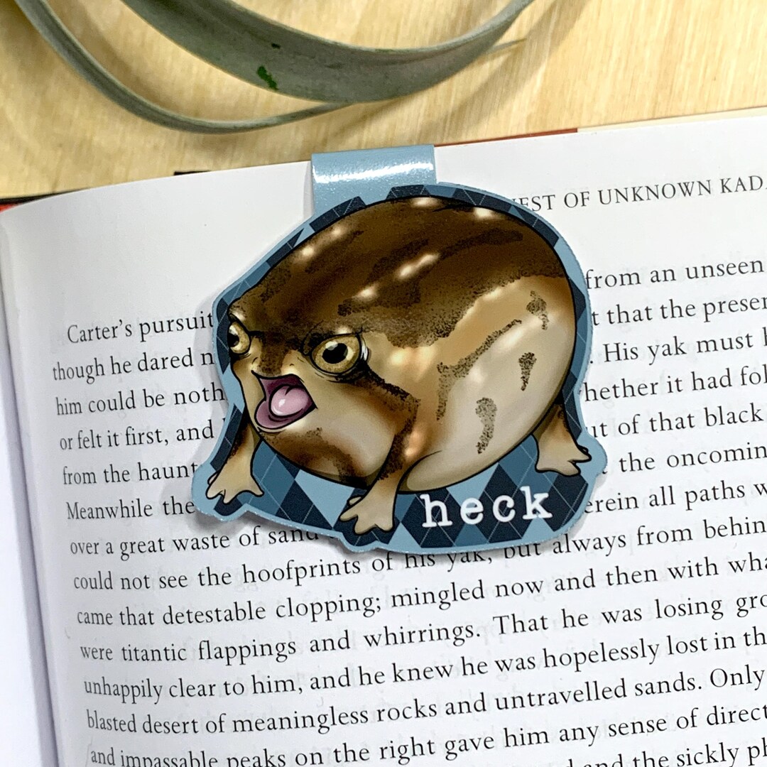 Ships Fast! Heck Angry Potato Desert Rain Frog Original Art Magnetic ...