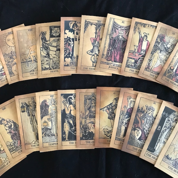 Antique Tarot Cards - Etsy