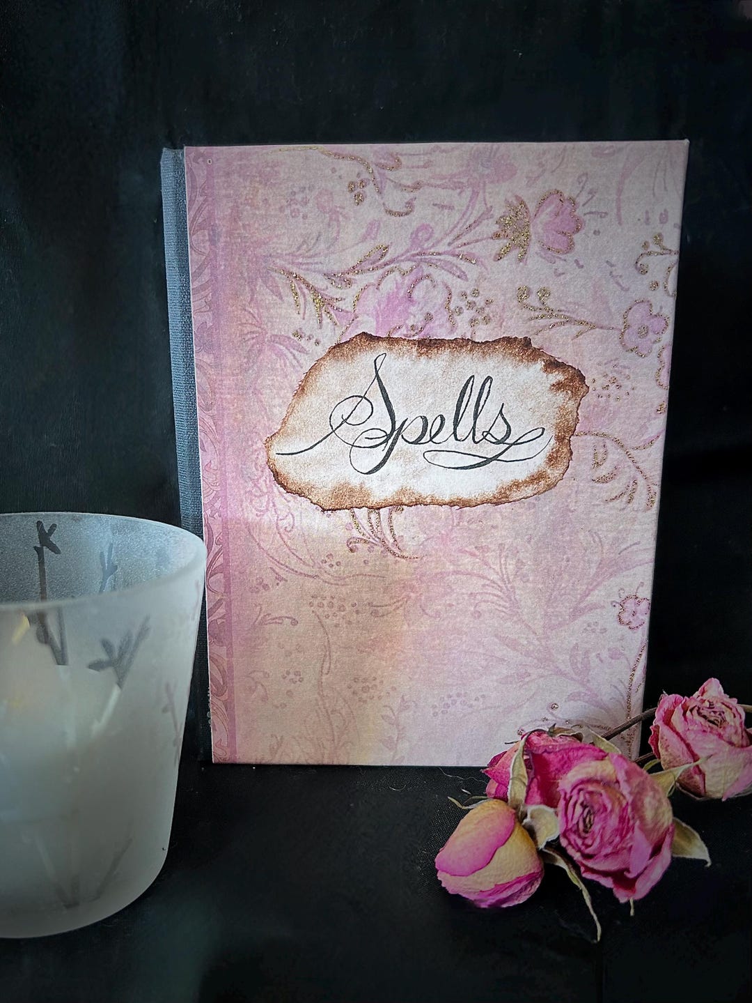 Pocket-size Antiqued Spell Book, Journal, Wicca, Book of Shadows - Etsy