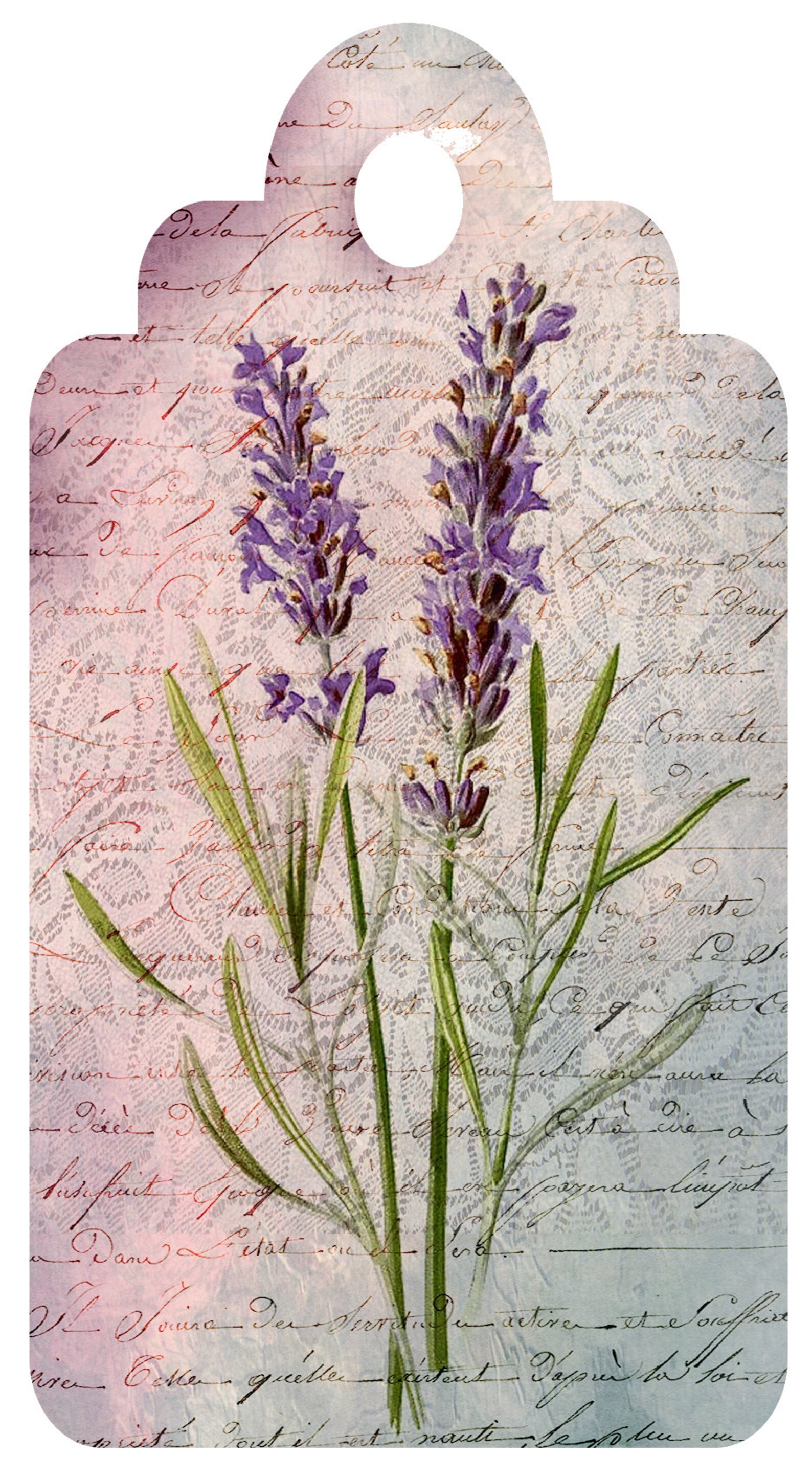 Printables Instant Download ~ 22 Labels / Tags LAVENDER & Vintage LACE ...