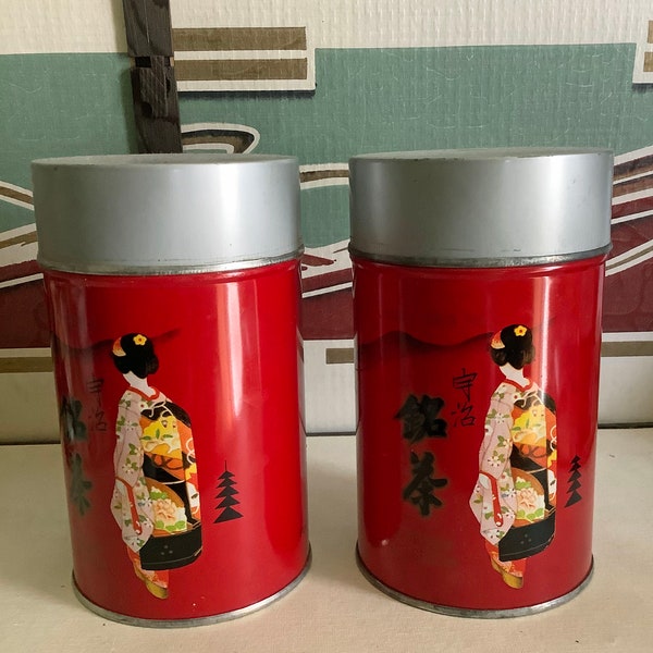 Japanese Tea Tin - Etsy