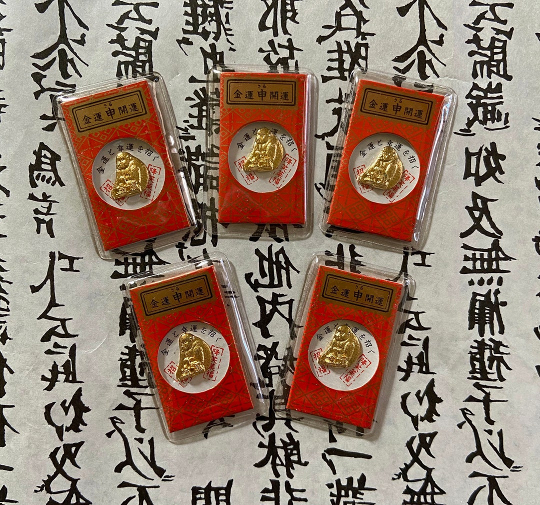 Five Vintage Monkey Amulets From Japan Good Luck Charms to Carry - Etsy