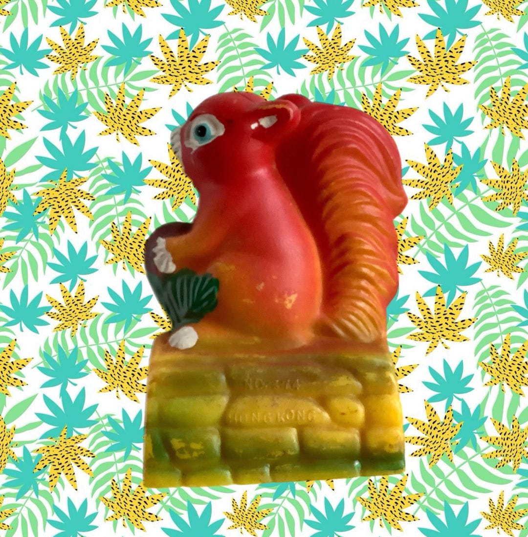 Vintage Plastic Pencil Sharpener - Squirrel - Etsy