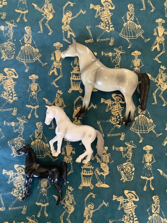 Vintage Toy Horse Collection Hartland Plastics MOJO & - Etsy