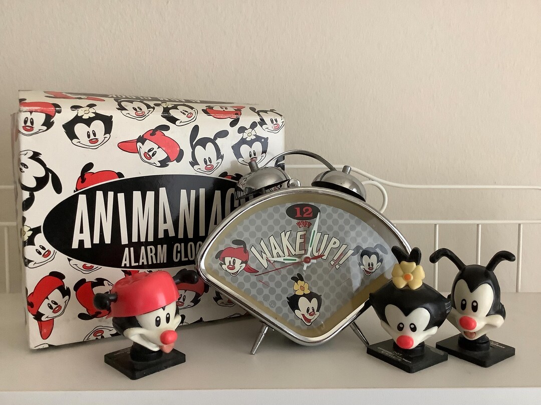 1994 Animaniacs Alarm Clock and 1995 Candy Containers - Etsy