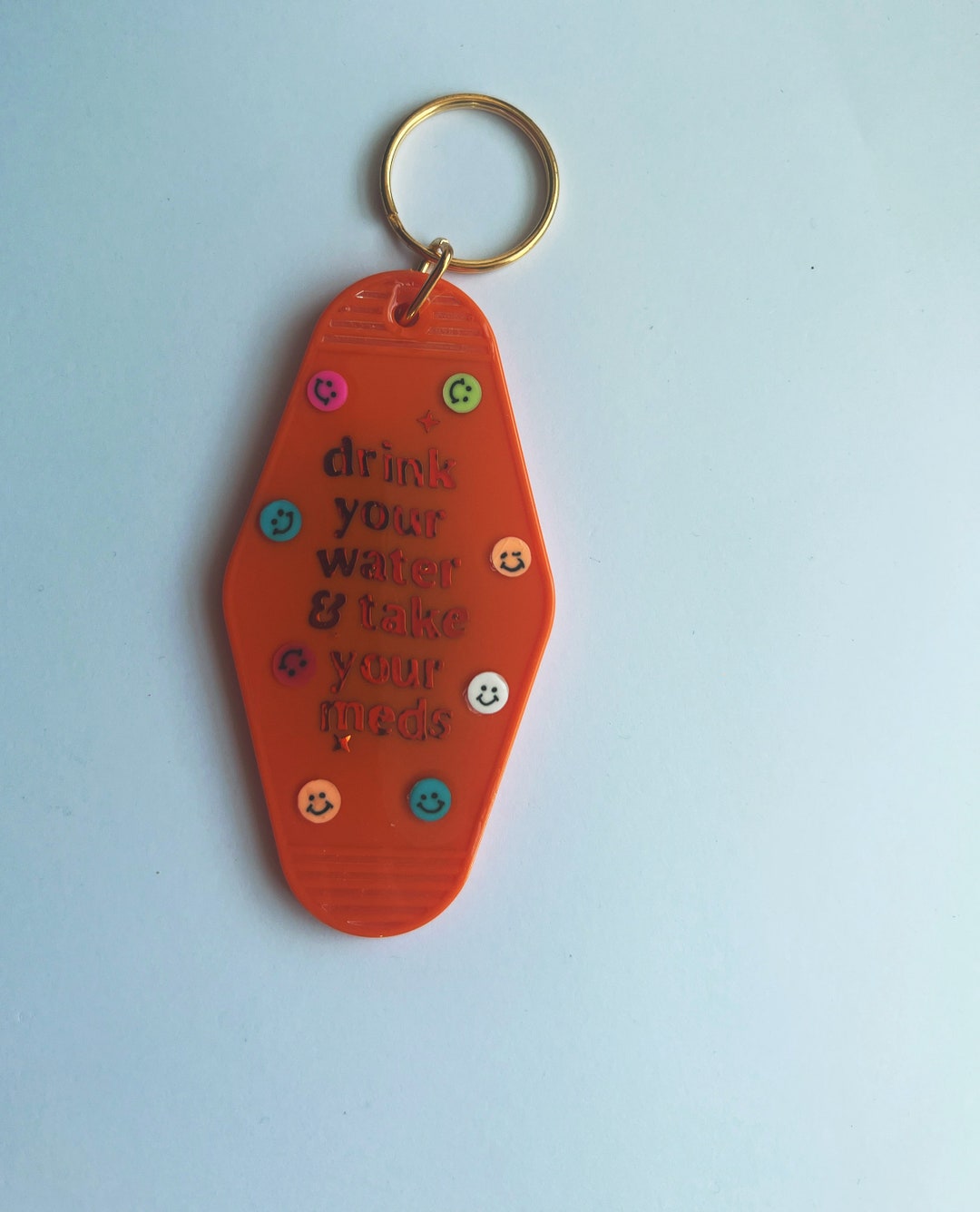 Take Your Meds Resin Motel Keychain - Etsy