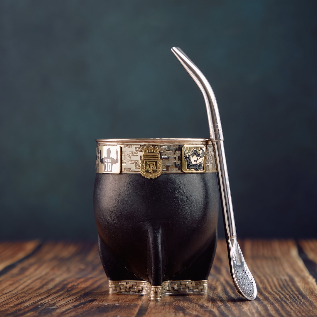 Imperial Mate Gourd Argentina & Leo Messi Mate Customizable Stainless ...