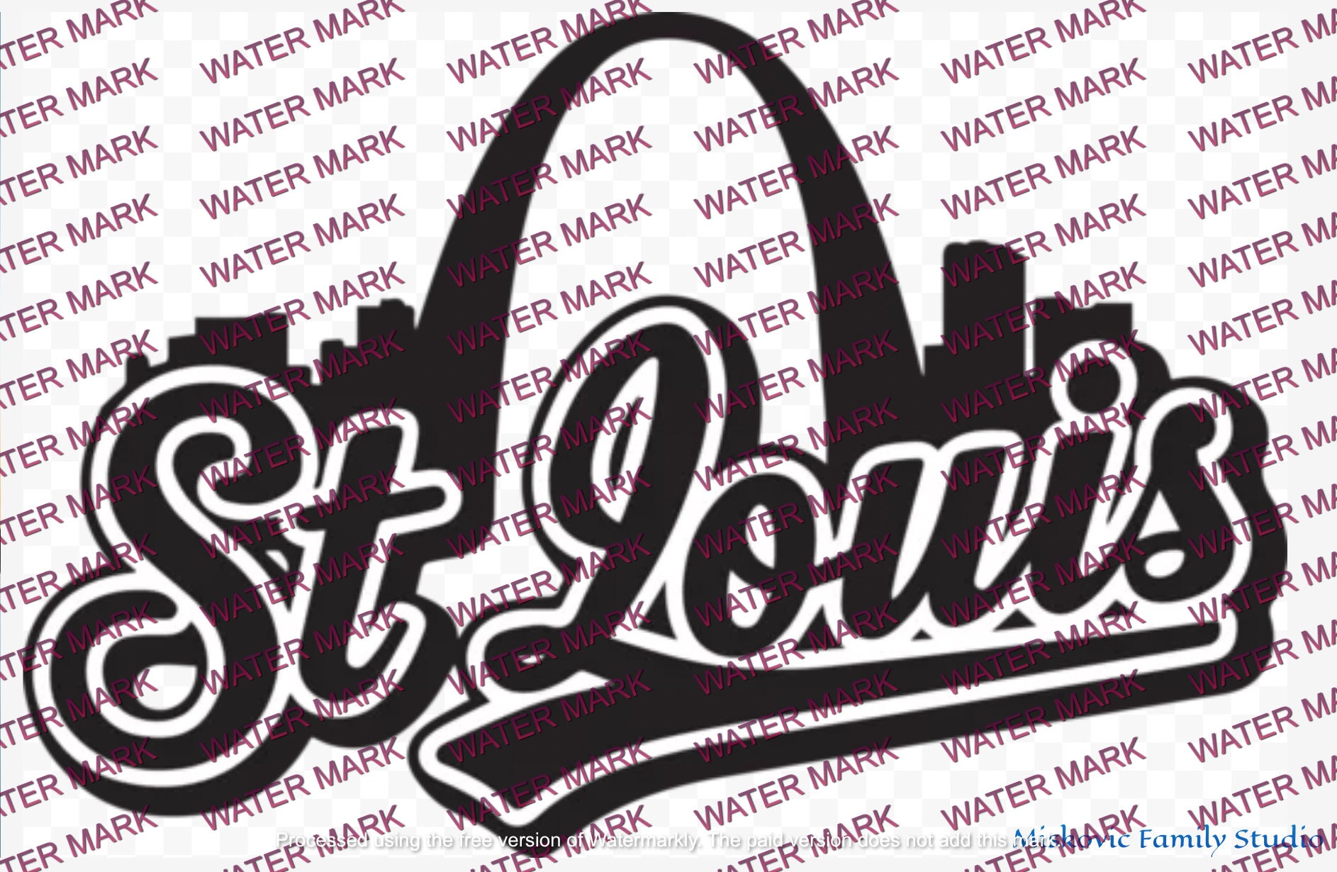 Saint Louis Logo for Clothes or Stickers SVG - Etsy