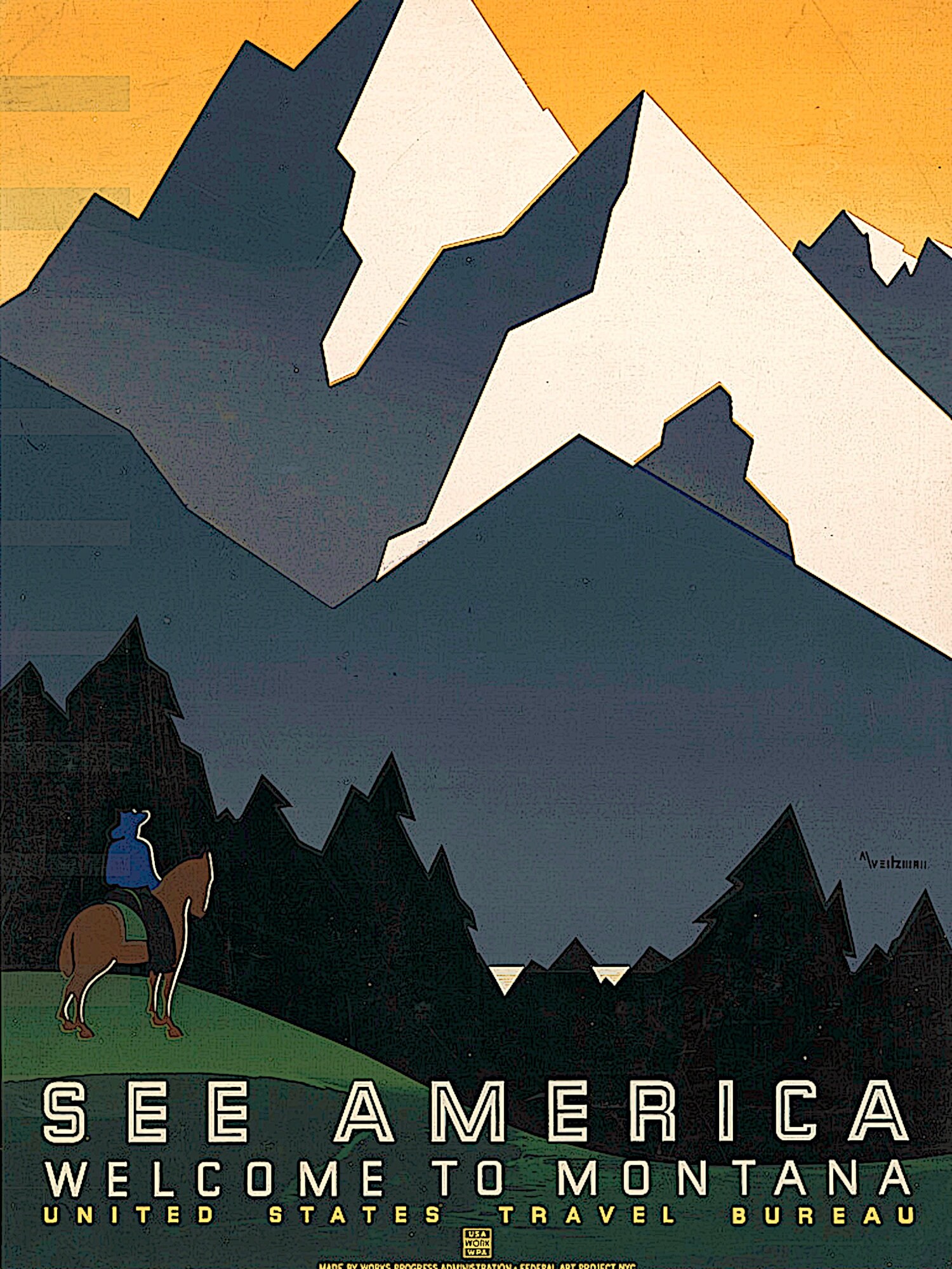 Vintage National Parks Poster Digital Download, See America Welcome to ...