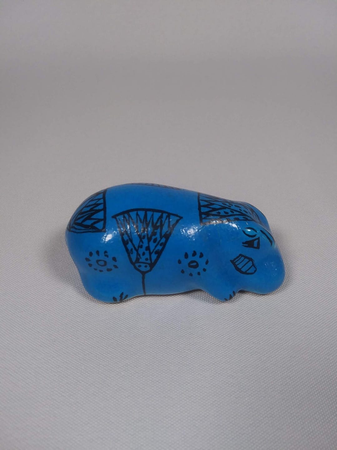 William the Hippo Lying Down a Metropolitan Museum Reproduction Piece ...