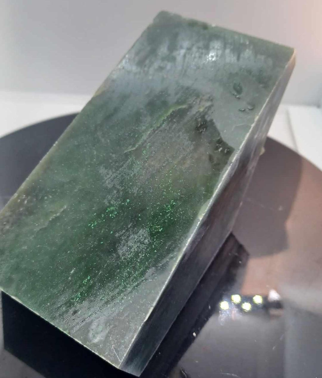 BC Nephrite Jade - 816g - Grade-b - With Chromium Dots - Etsy