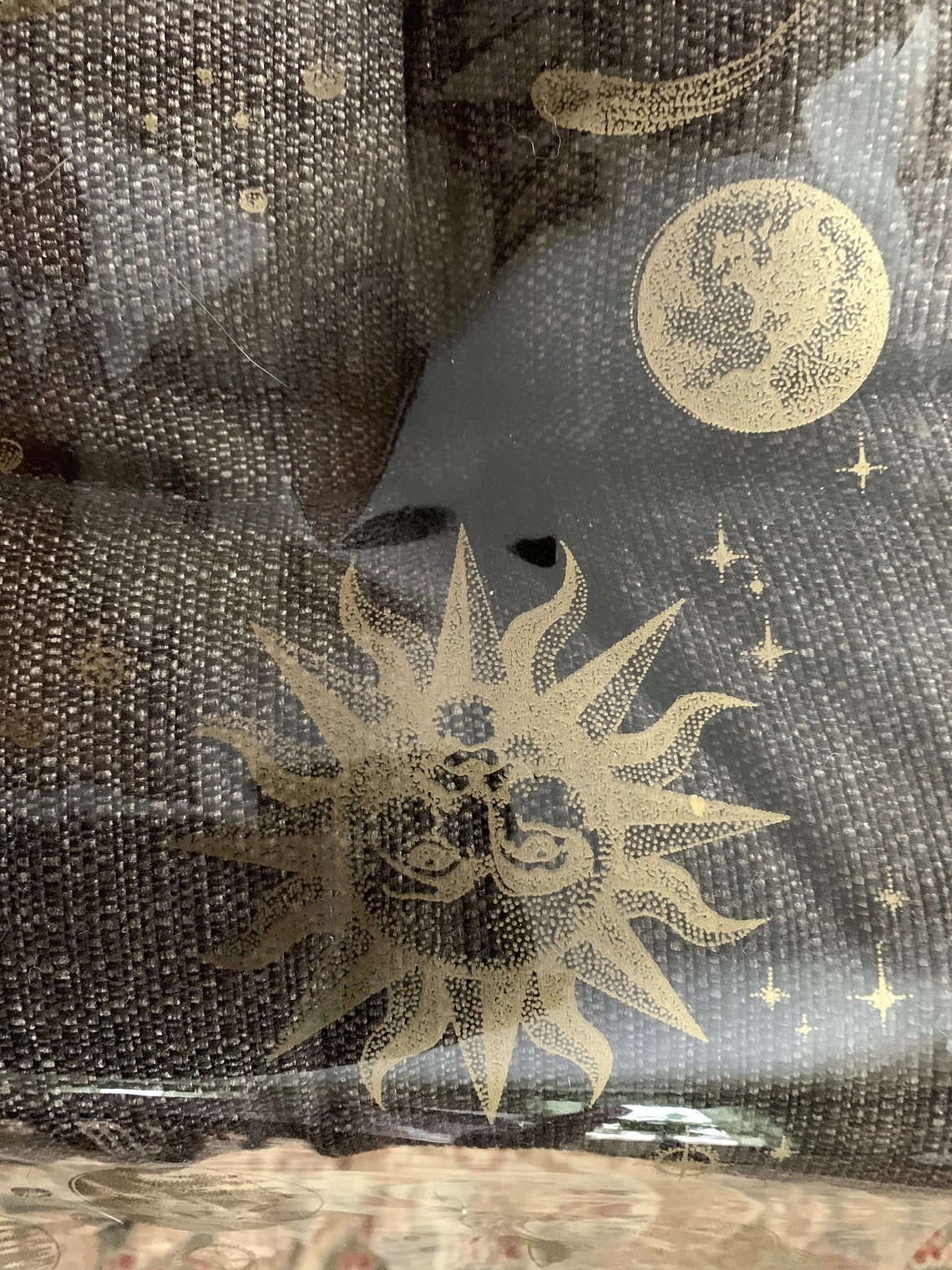 Vintage Late 80s Celestial Sun Moon Constellation and Stars - Etsy