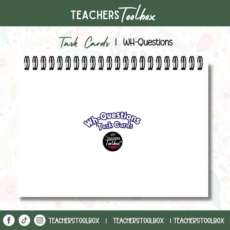 Wh-questions Task Cards - Etsy
