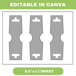 Jewelry Tag Template, Jewelry Tag SVG, Jewelry Tag, Bracelet Card ...