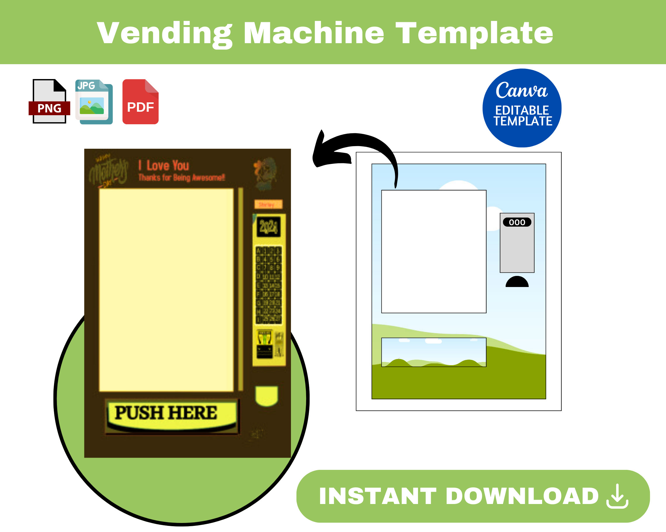 Vending Machine Template, Vending Machine SVG, Vending Machine, Vending ...