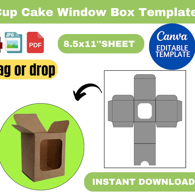 Cake Box Svg - Etsy