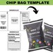 Chip Bag Template, Editable Chip Bags, Teacher Chip Bag Labels, Custom ...