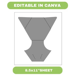 Diaper Template, Baby Boy Girl Diaper Template, Diaper Card, Label ...