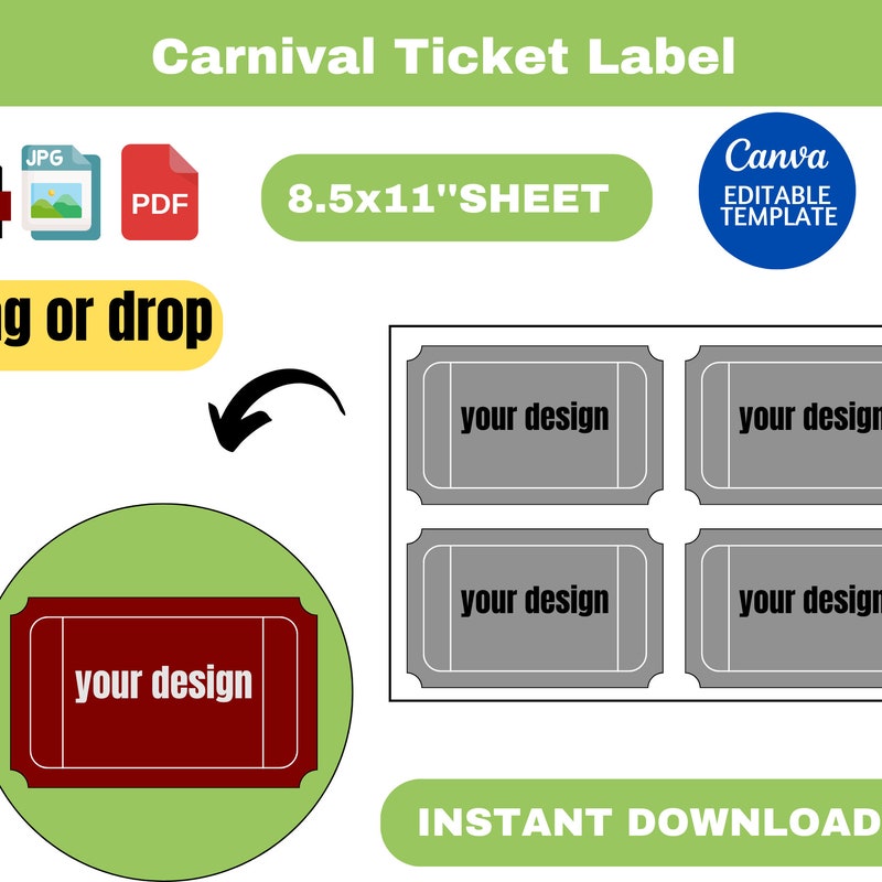 Carnival Tickets - Etsy