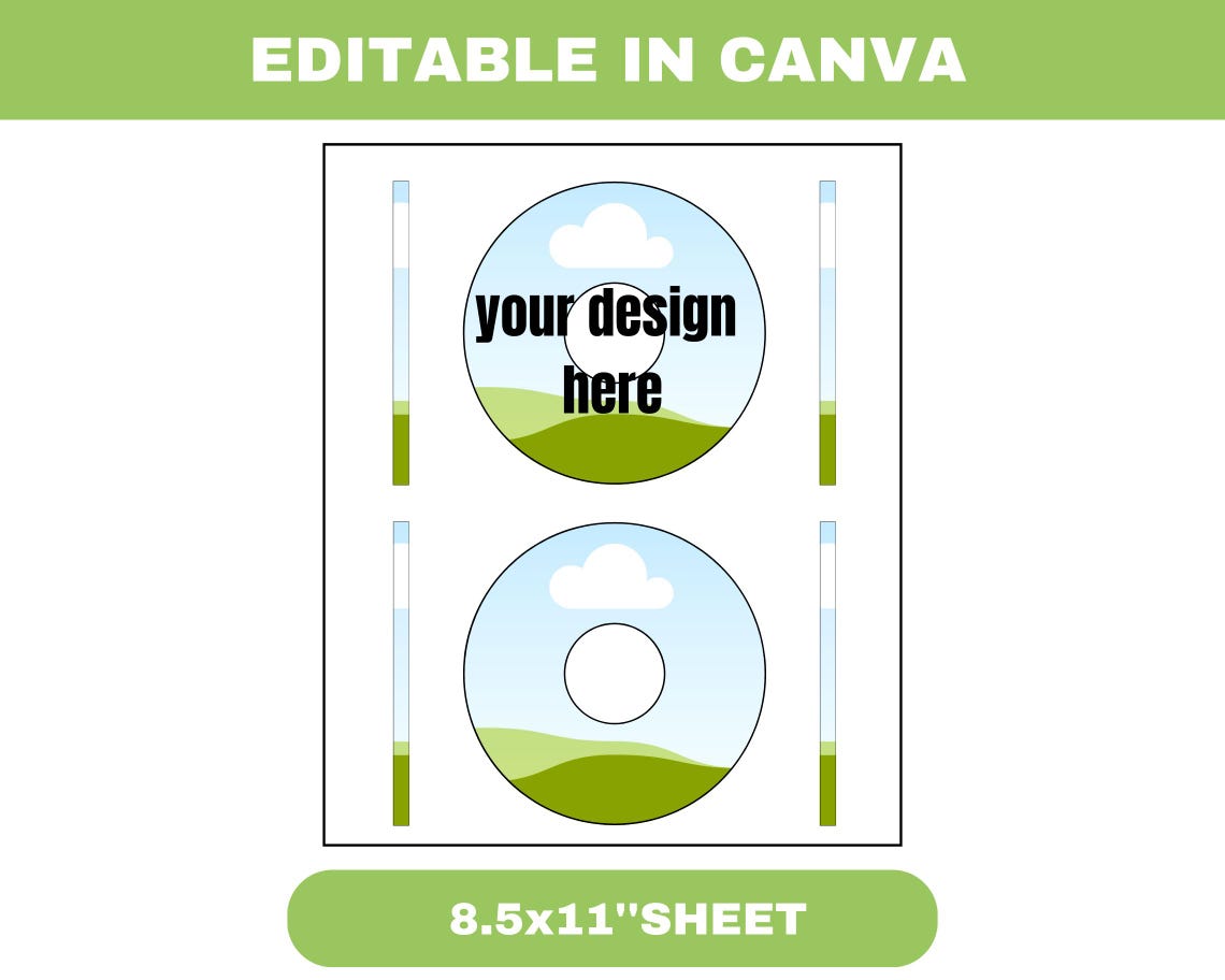 CD Template, SVG, Label, DVD Label Template, Cricut Label, Dvd Label ...
