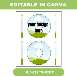 CD Template, SVG, Label, DVD Label Template, Cricut Label, Dvd Label ...