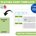 Blank Playing Card Template, Poker Card Template, Playing Card Template ...