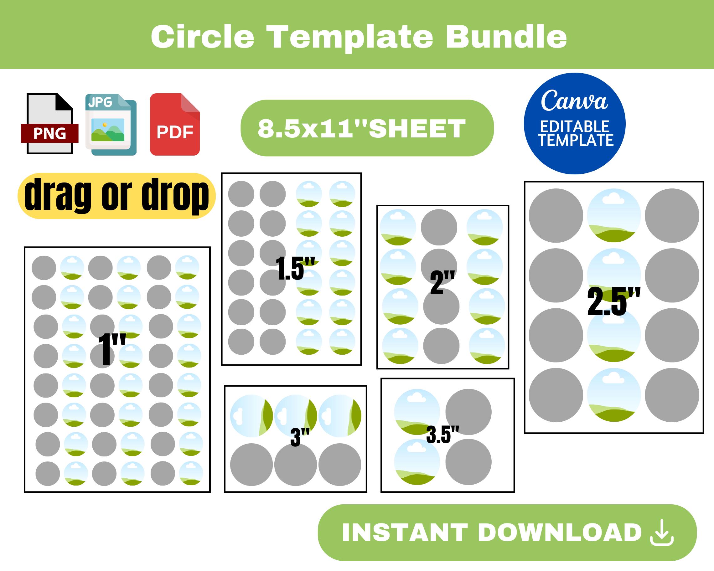 Circle Template Bundle, Circle Template Bundle SVG, Circle Template ...
