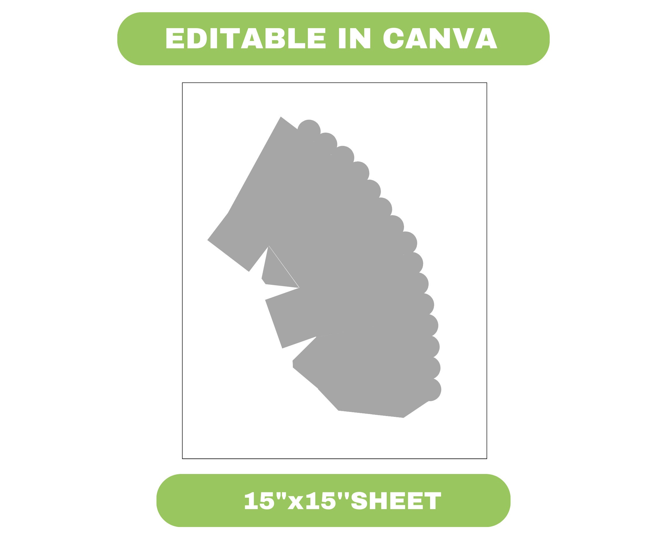 Pop Corn Box Template, Snack Box Template, Party Favor Box Template ...