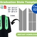 Graduation Stole Template, Custom Graduation Stole Svg, Custom Grad ...