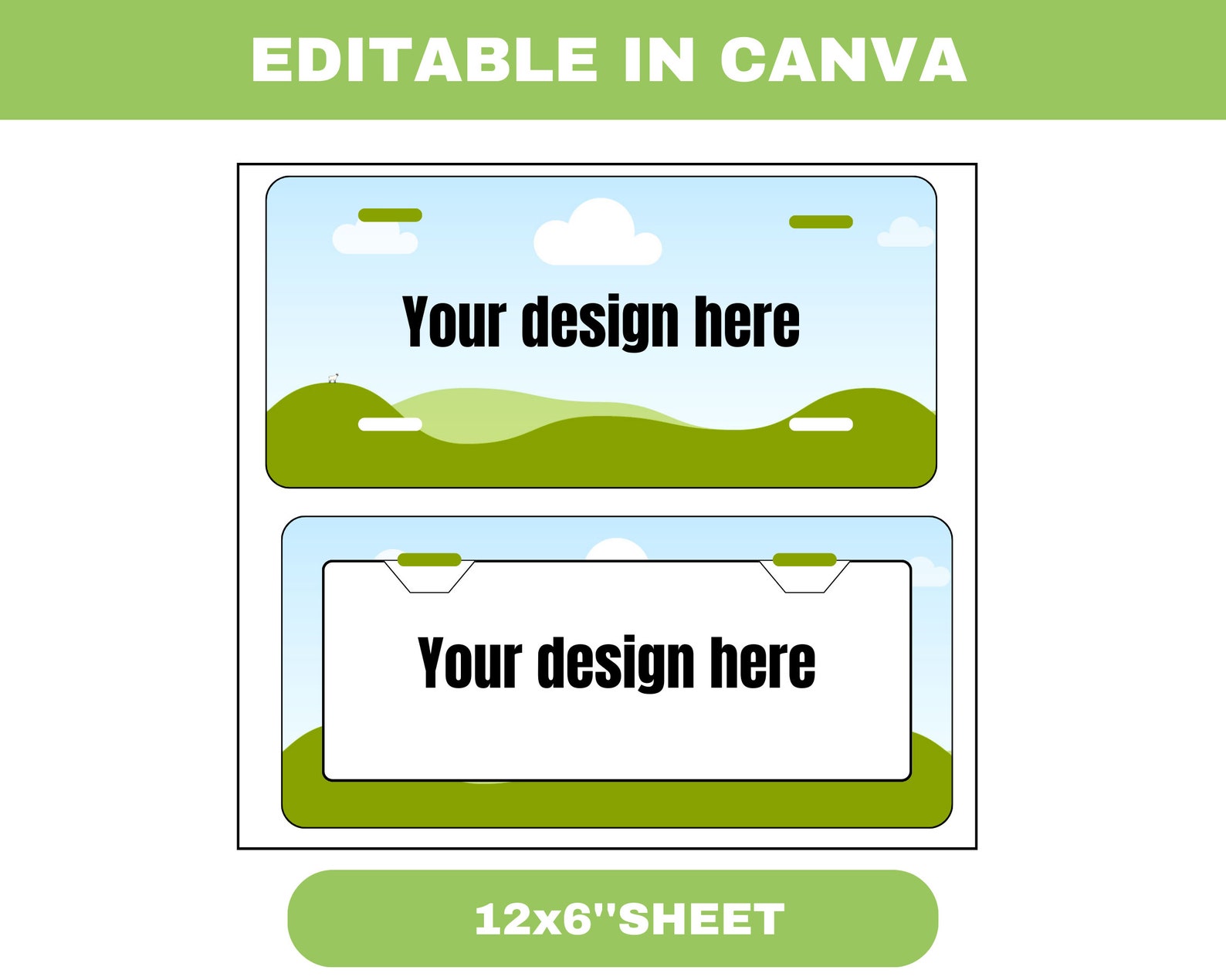 Car License Plate Template, License Plate Template SVG, Car License ...