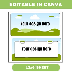 Car License Plate Template, License Plate Template SVG, Car License ...